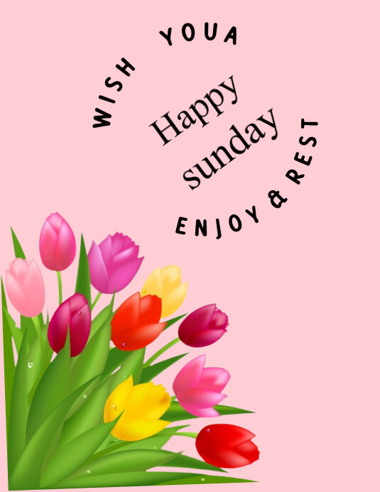 Happy Sunday enjoy Template | PosterMyWall