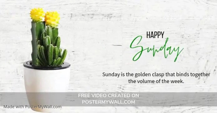 Modèle Happy Sunday flyer template | PosterMyWall