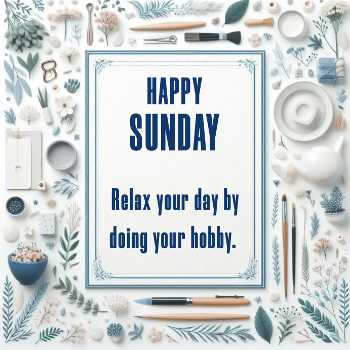Happy Sunday greetings card Template | PosterMyWall