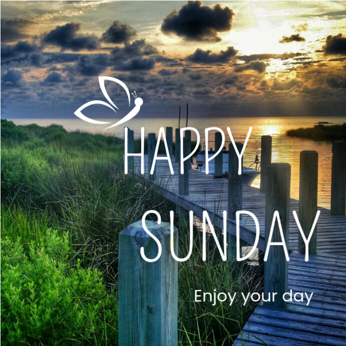 Happy Sunday Instagram Post Templat | PosterMyWall