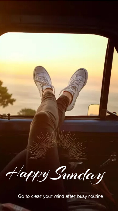 Happy Sunday Instagram story Template | PosterMyWall