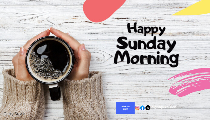 Happy Sunday Morning Design Template | PosterMyWall