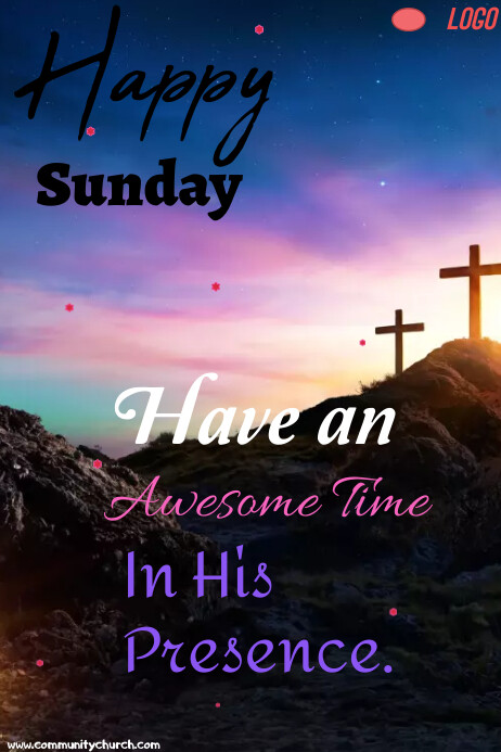 Plantilla de Happy Sunday post design | PosterMyWall