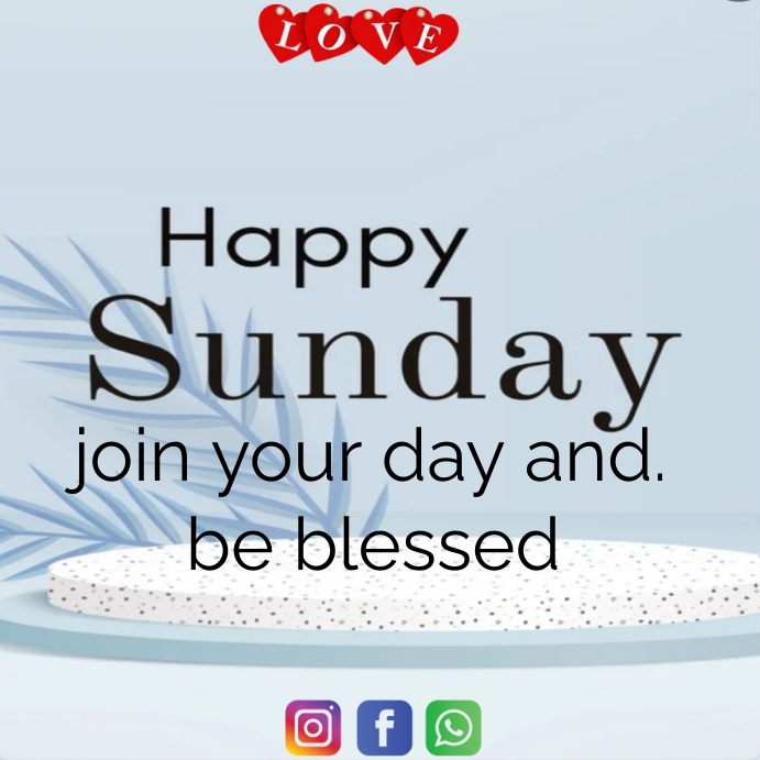 Happy Sunday Poster Template | PosterMyWall