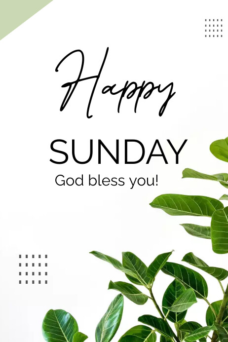 HAPPY SUNDAY POSTER Template | PosterMyWall