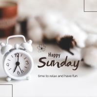 happy sunday template | PosterMyWall