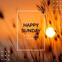 happy sunday template | PosterMyWall
