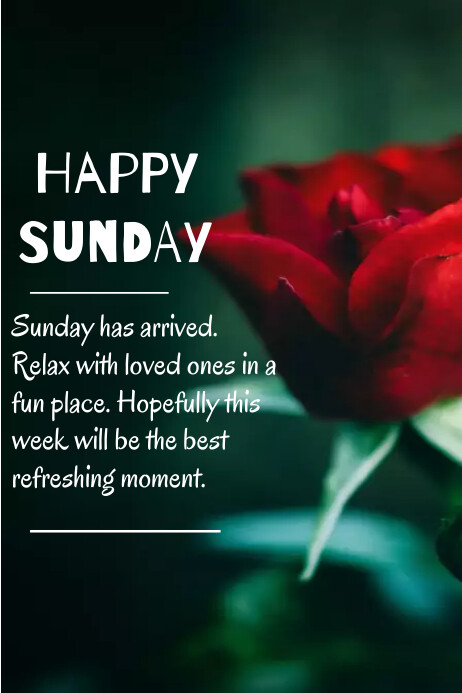 Happy Sunday Template Design | PosterMyWall