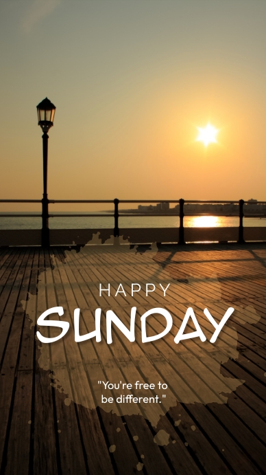 happy sunday template | PosterMyWall