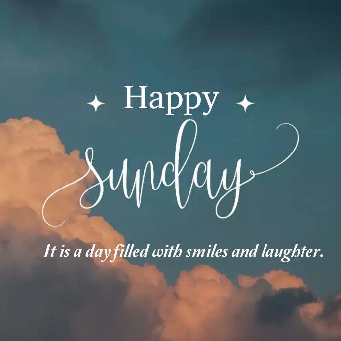 Happy Sunday template online greating card | PosterMyWall