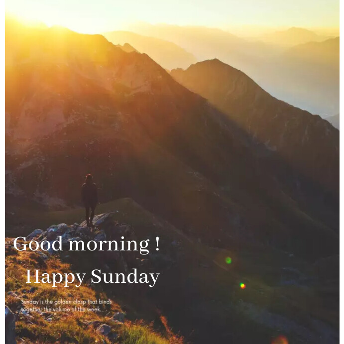 Happy Sunday template online greeting card | PosterMyWall