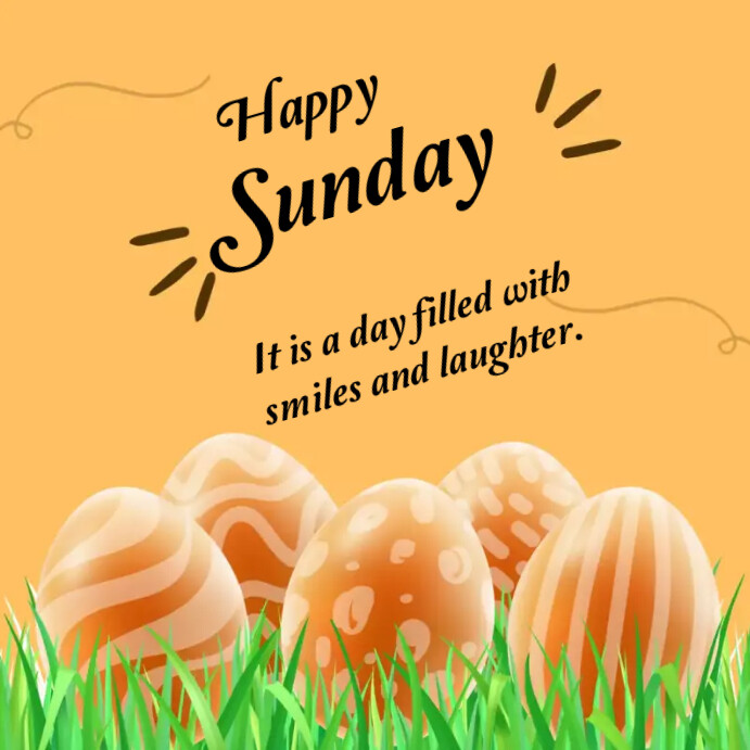 Happy sunday template online greeting card | PosterMyWall
