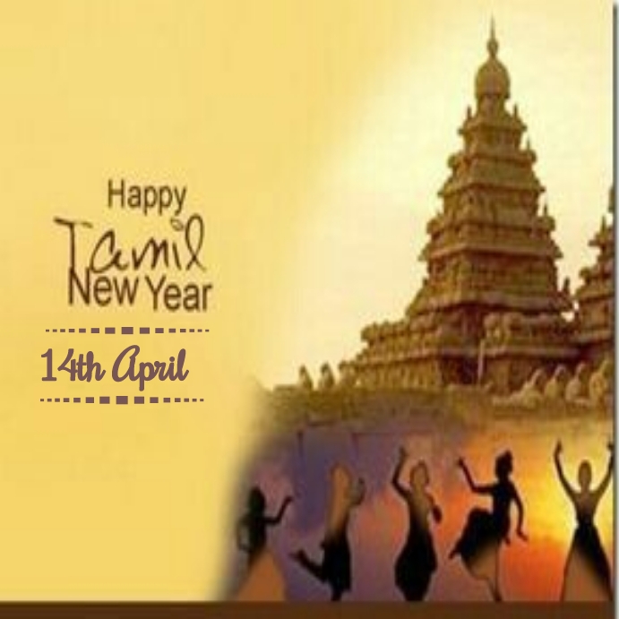 Happy tamil new year instagram post Template | PosterMyWall