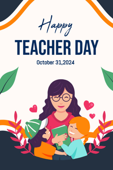 Happy teacher day Template | PosterMyWall