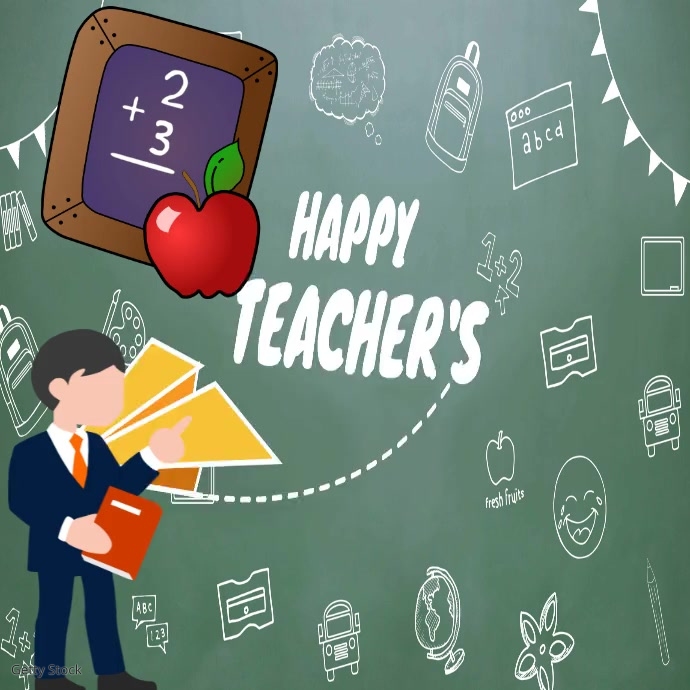 Happy Teachers' Day Template | PosterMyWall
