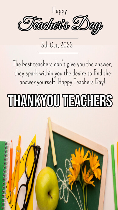 Copy of happy teachers day,teachers appreciation day | PosterMyWall