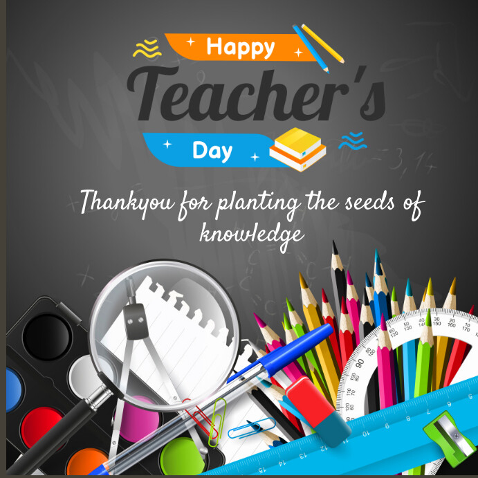 Happy teachers day Template | PosterMyWall