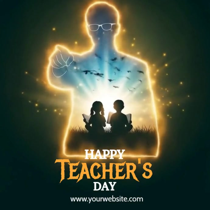 Happy Teachers Day Template | PosterMyWall