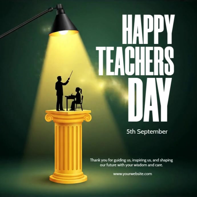 Copy of happy teachers day | PosterMyWall