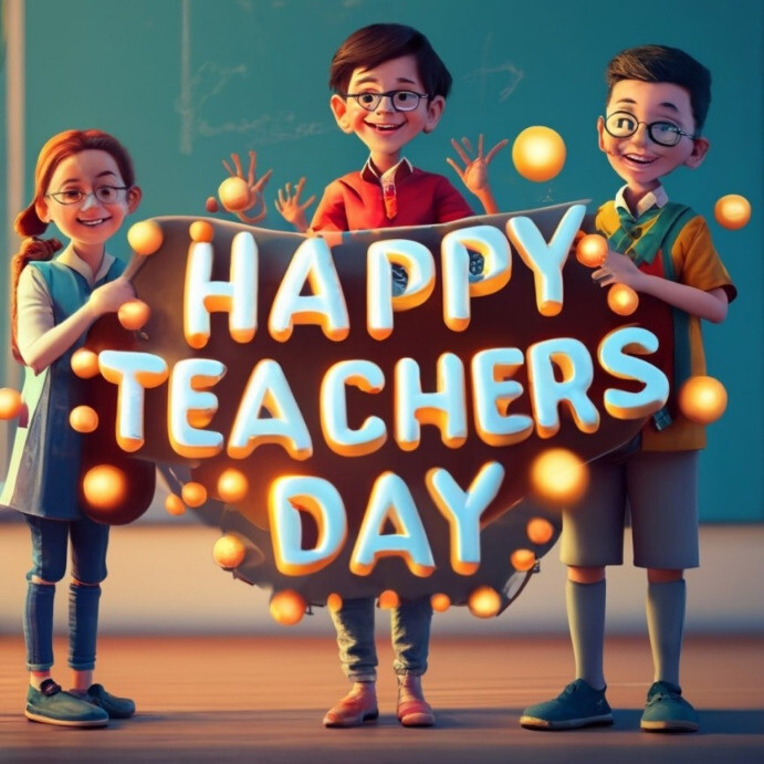 Copy of HAPPY TEACHERS DAY | PosterMyWall