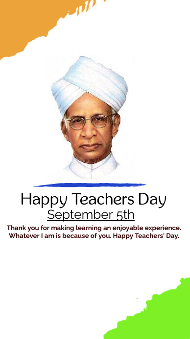happy teachers day india Template | PosterMyWall