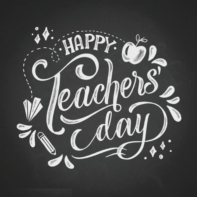Happy teachers day lettering design Template | PosterMyWall