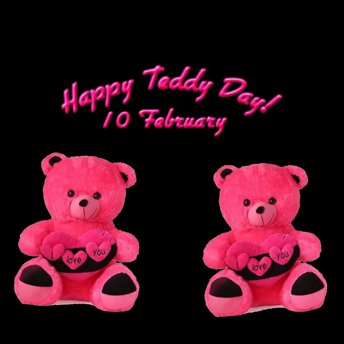 Happy teddy day Template | PosterMyWall