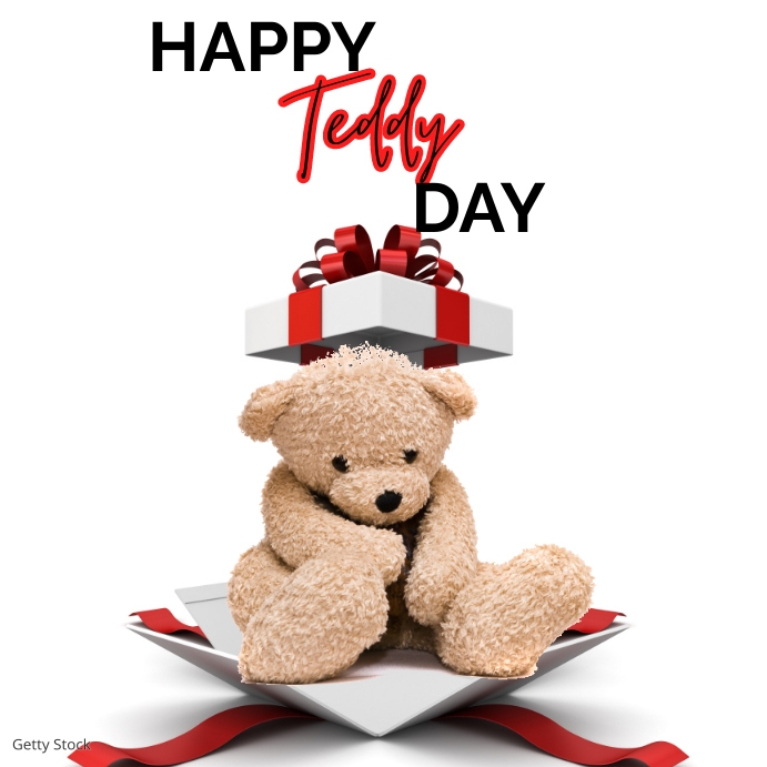 Happy teddy day Template | PosterMyWall