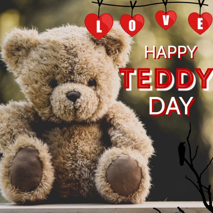 HAPPY TEDDY DAY Template | PosterMyWall