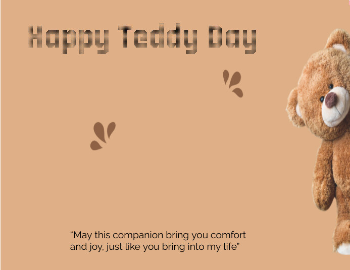 Happy Teddy day Template | PosterMyWall