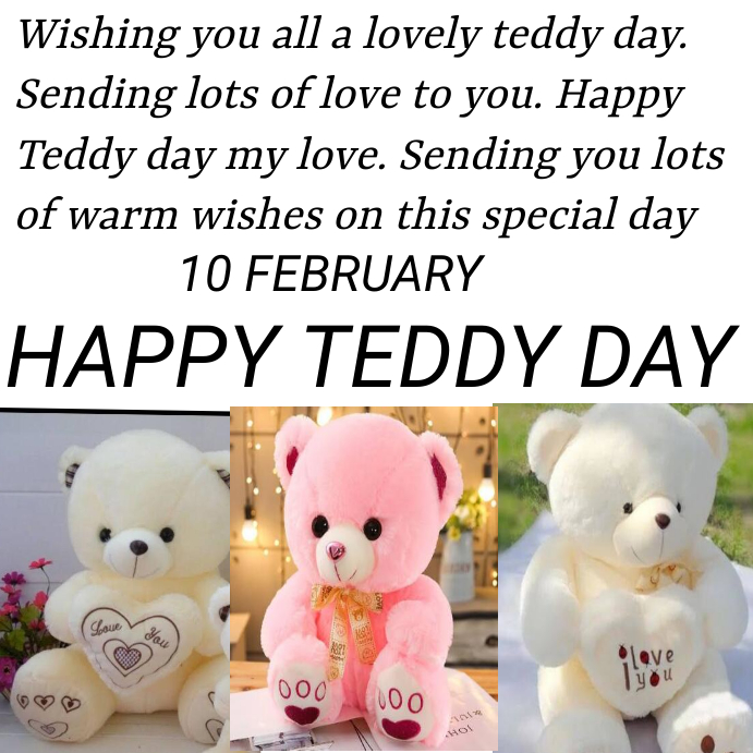 Copy of Happy Teddy day Instagram post | PosterMyWall