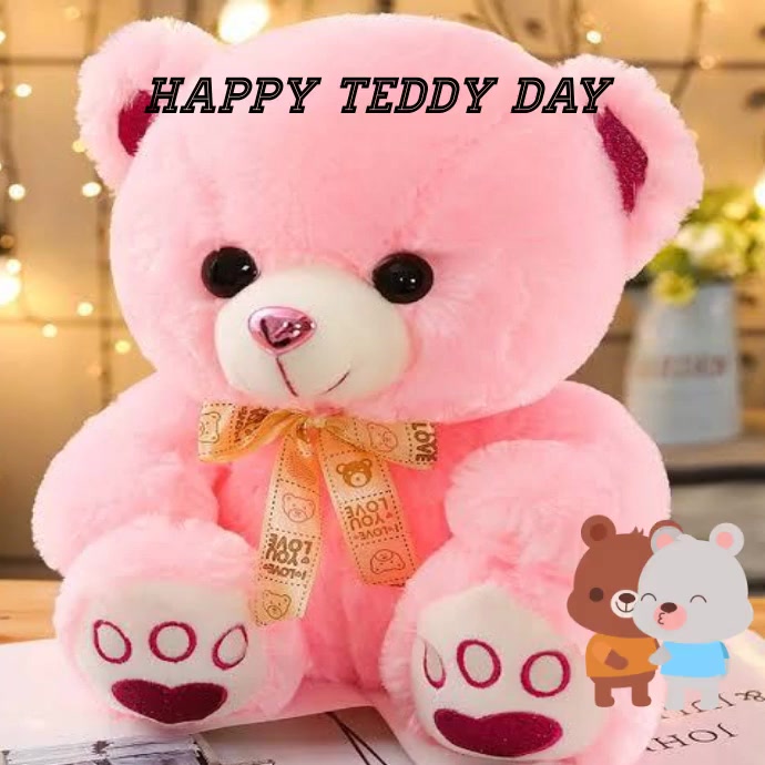 Copy of Happy Teddy day Instagram post | PosterMyWall