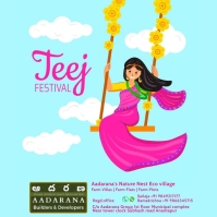 happy Teej Template | PosterMyWall