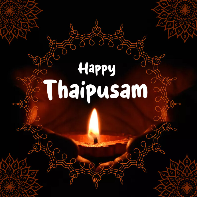 happy thaipusam Template | PosterMyWall