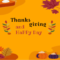 happy thank giving Template | PosterMyWall