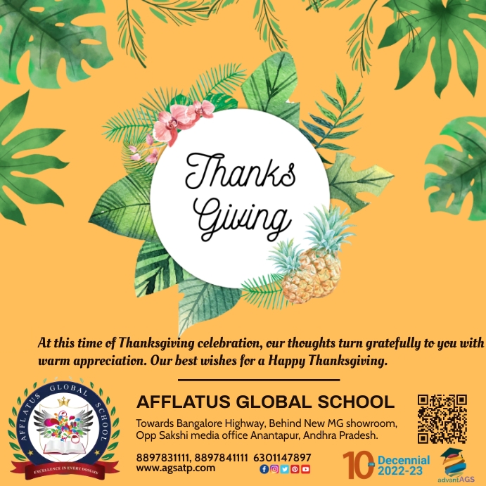 Happy Thanks giving Day Template | PosterMyWall