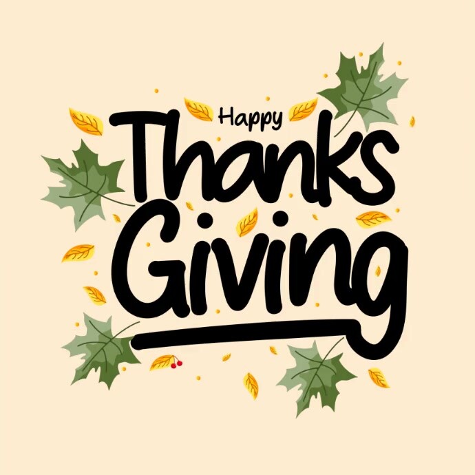 happy thanks giving Template | PosterMyWall