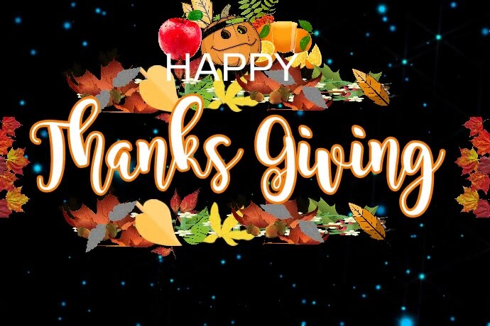 Plantilla de happy thanks giving | PosterMyWall