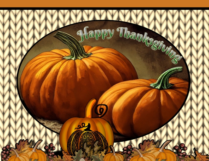 Happy Thanksgiving 2 Template | PosterMyWall