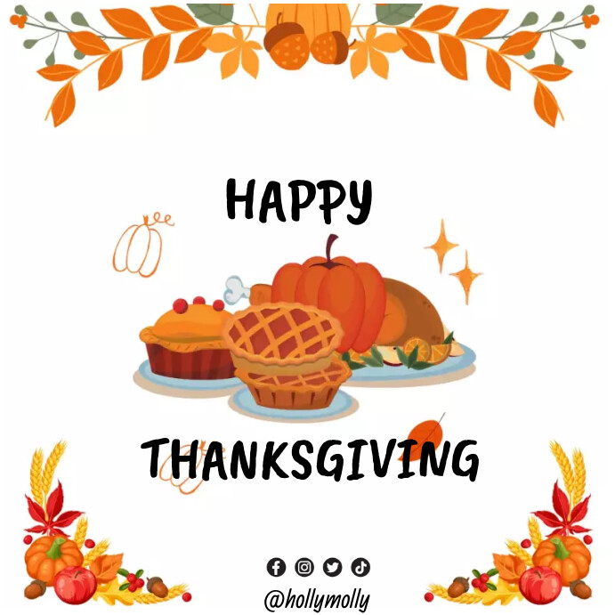 Happy Thanksgiving 2023 Template | PosterMyWall