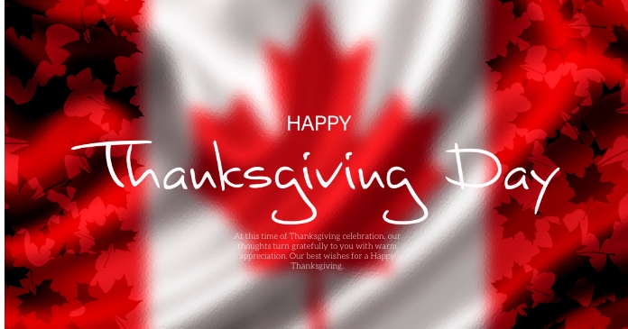 Copy of HAPPY THANKSGIVING CANADA TEMPLATE ( | PosterMyWall