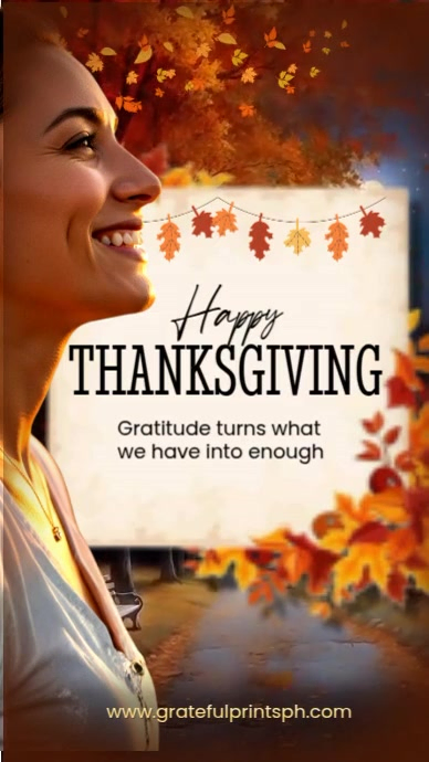 Happy Thanksgiving Celebration Poster Template | PosterMyWall