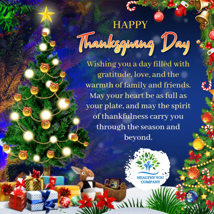 Plantilla de Happy Thanksgiving Day Ad | PosterMyWall