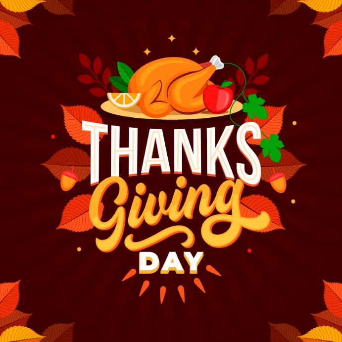 happy thanksgiving day Template | PosterMyWall