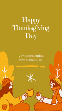 Thanksgiving Instagram Story Template | PosterMyWall