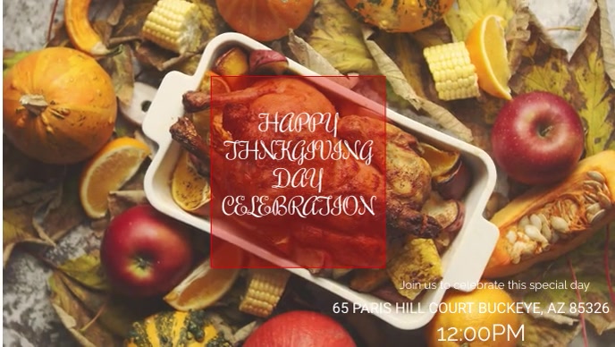 happy Thanksgiving day Template | PosterMyWall