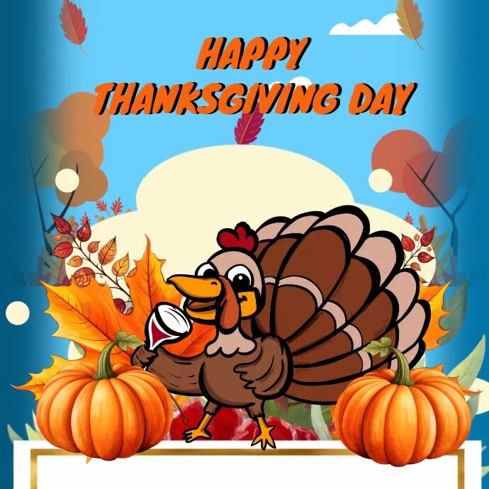 happy thanksgiving day Template | PosterMyWall