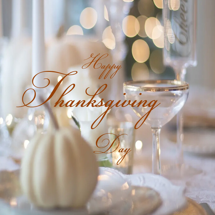 Happy Thanksgiving day Instagram post Template | PosterMyWall