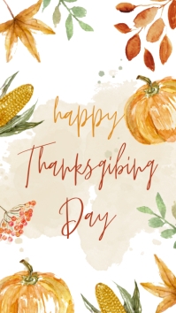 Thanksgiving Instagram Story Template | PosterMyWall