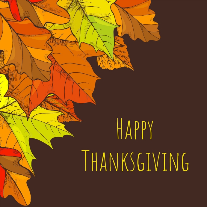 Happy Thanksgiving Day Template Design | PosterMyWall